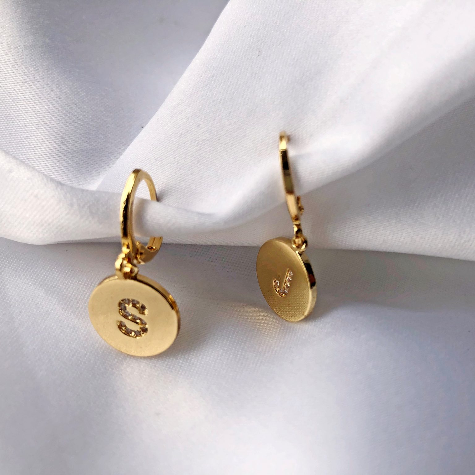 Custom Initial Hoop Earring – Kamakula